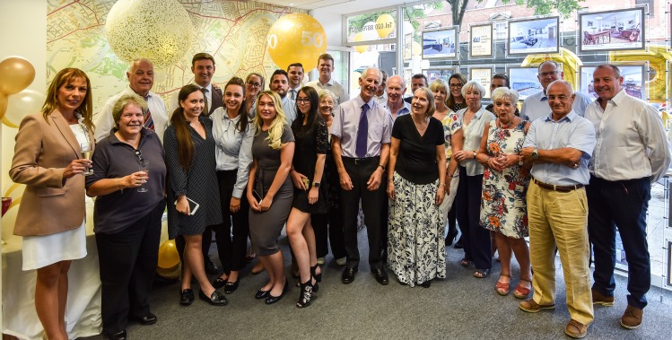 House about that! Golden celebrations for estate agent Geoff's 50 years ...