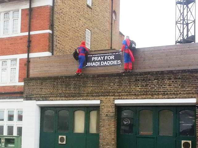 ‘Pray for Jihadi daddies’: Stop The War on Dads campaigners scale ...