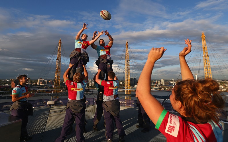 Rugby stars hit the heights at London's O2 arena | South West Londoner