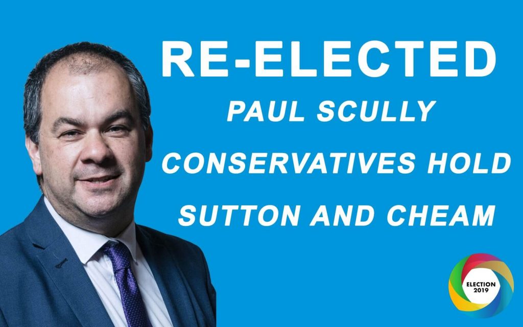 Sutton and Cheam election results: Paul Scully retains seat | South ...