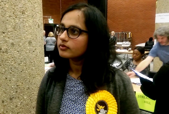 Amna Ahmad defiant as Liberal Democrats vote drops sharply in Streatham | South West Londoner