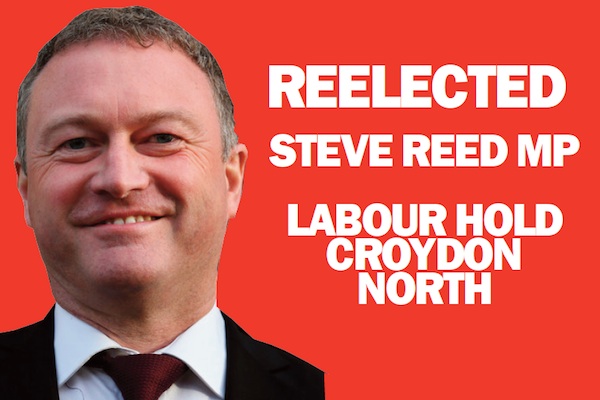 General Election 2015: Labour candidate Steve Reed holds Croydon North ...