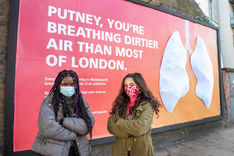 South London teenagers campaign for new clean air laws
