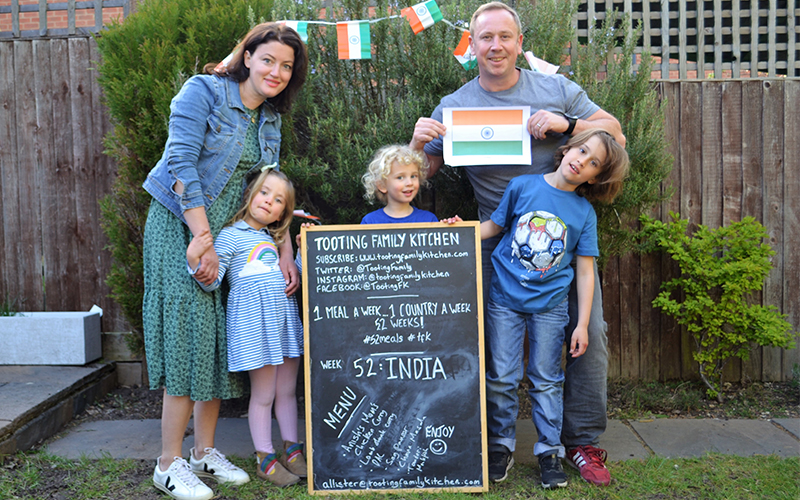 Tooting family eats around the world in 52 weeks during lockdown