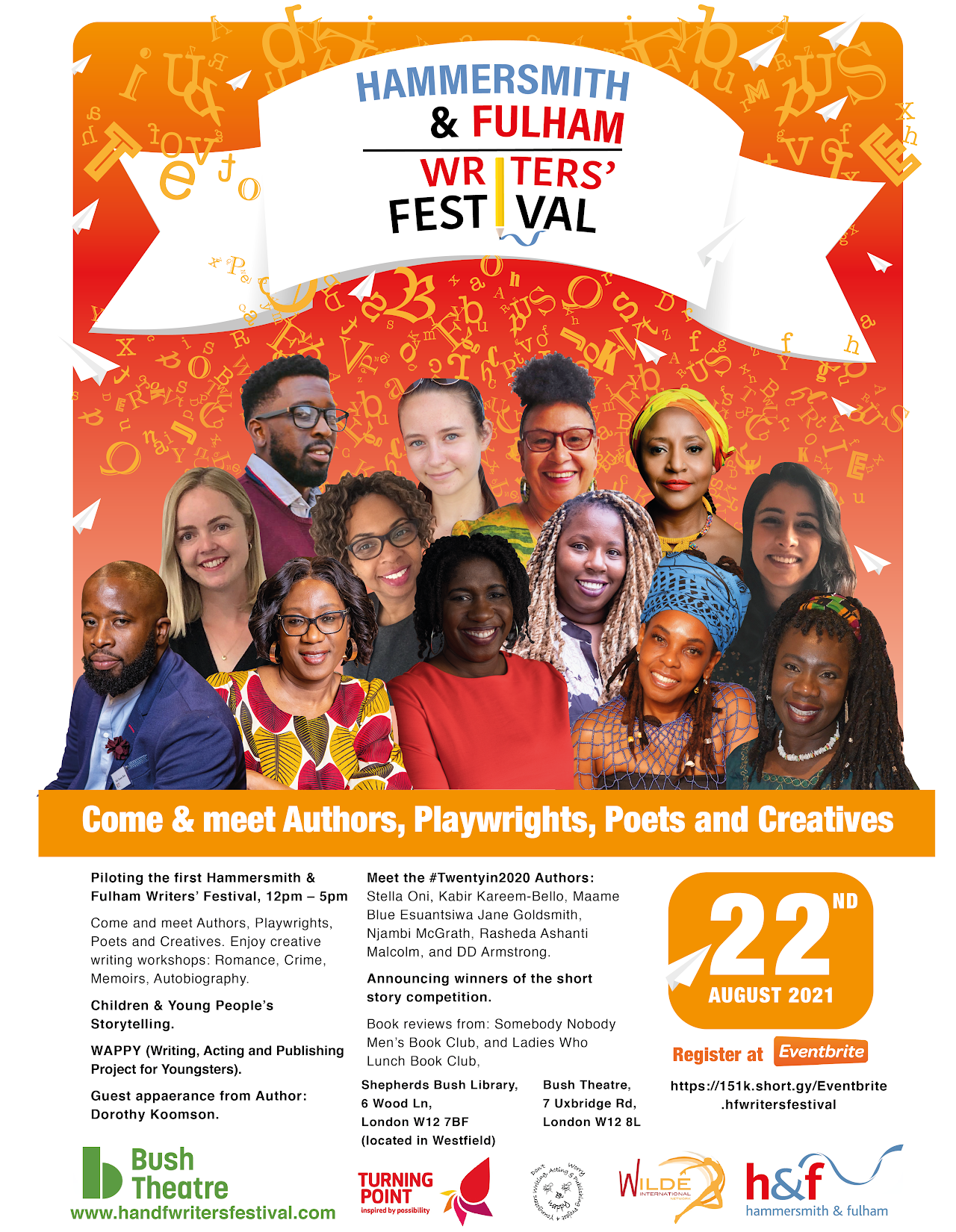 Hammersmith & Fulham's first ever BAME indie writers event coming on Sunday