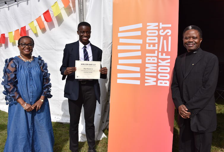 Year-9 student wins Young Writers’ Competition at Wimbledon Bookfest