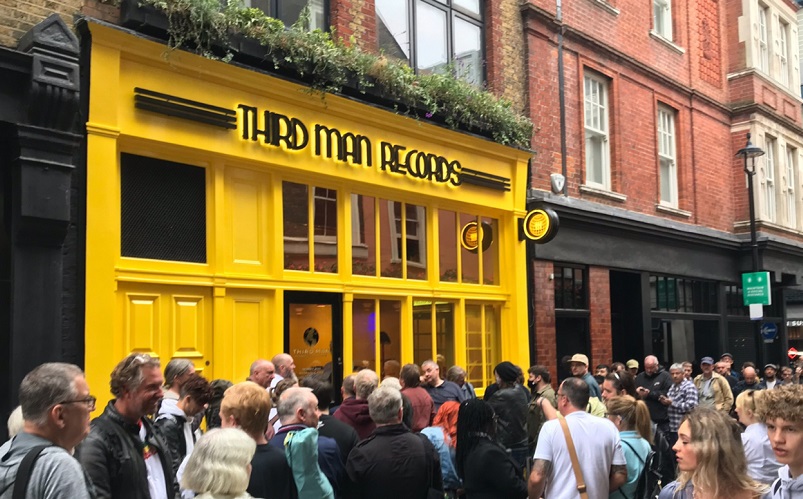 Former White Stripes frontman opens first UK store