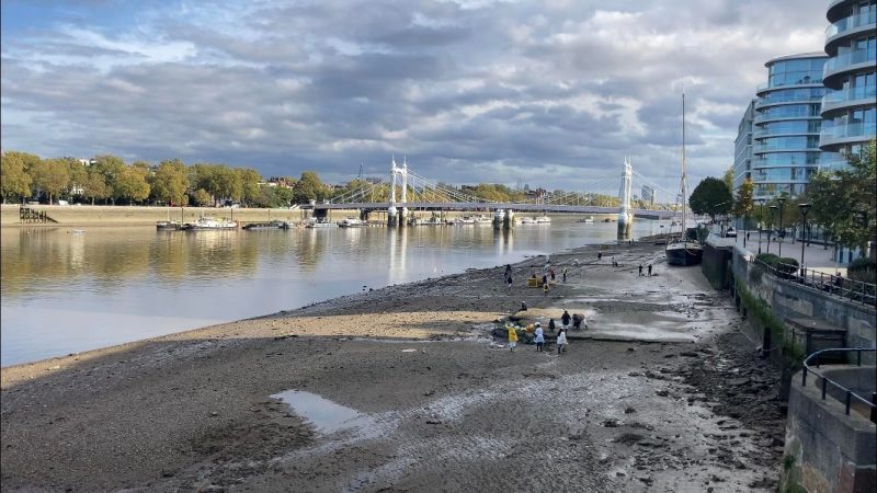 Thames clean-up combined with African ritual