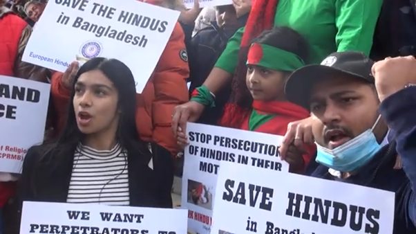 UK Bengalis demand action on religious violence in London protests