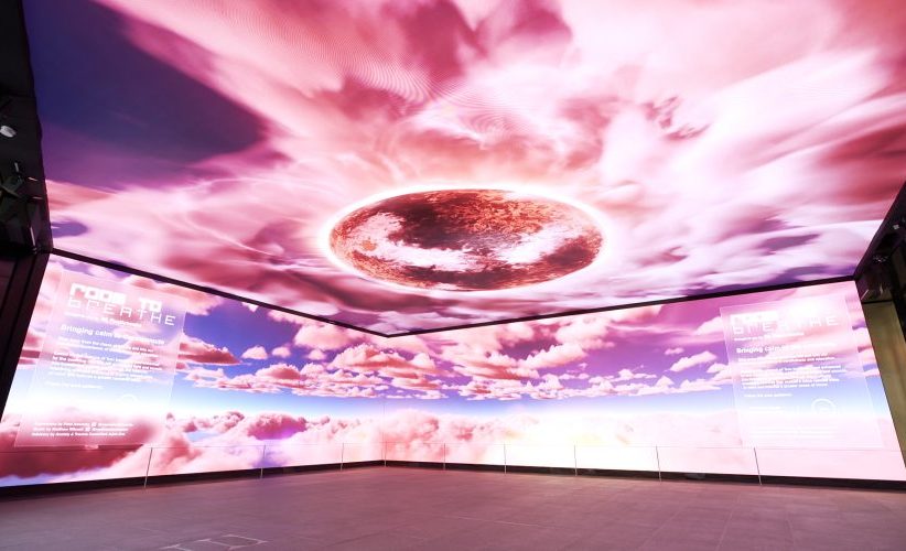 Immersive experience to bring calm to central London commuters