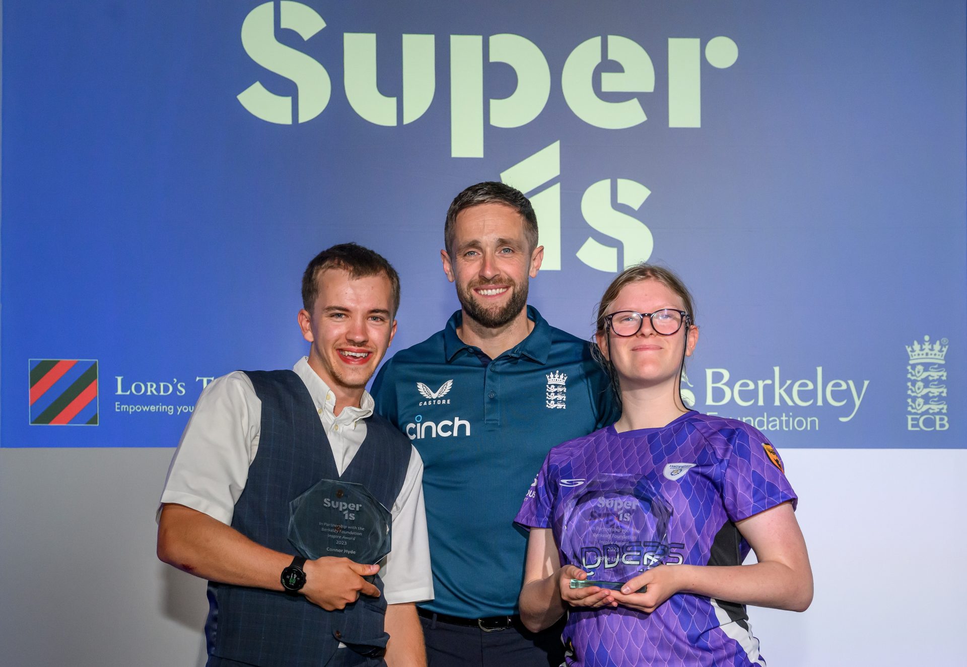 Disability cricket role model receives Inspire Award at The Oval