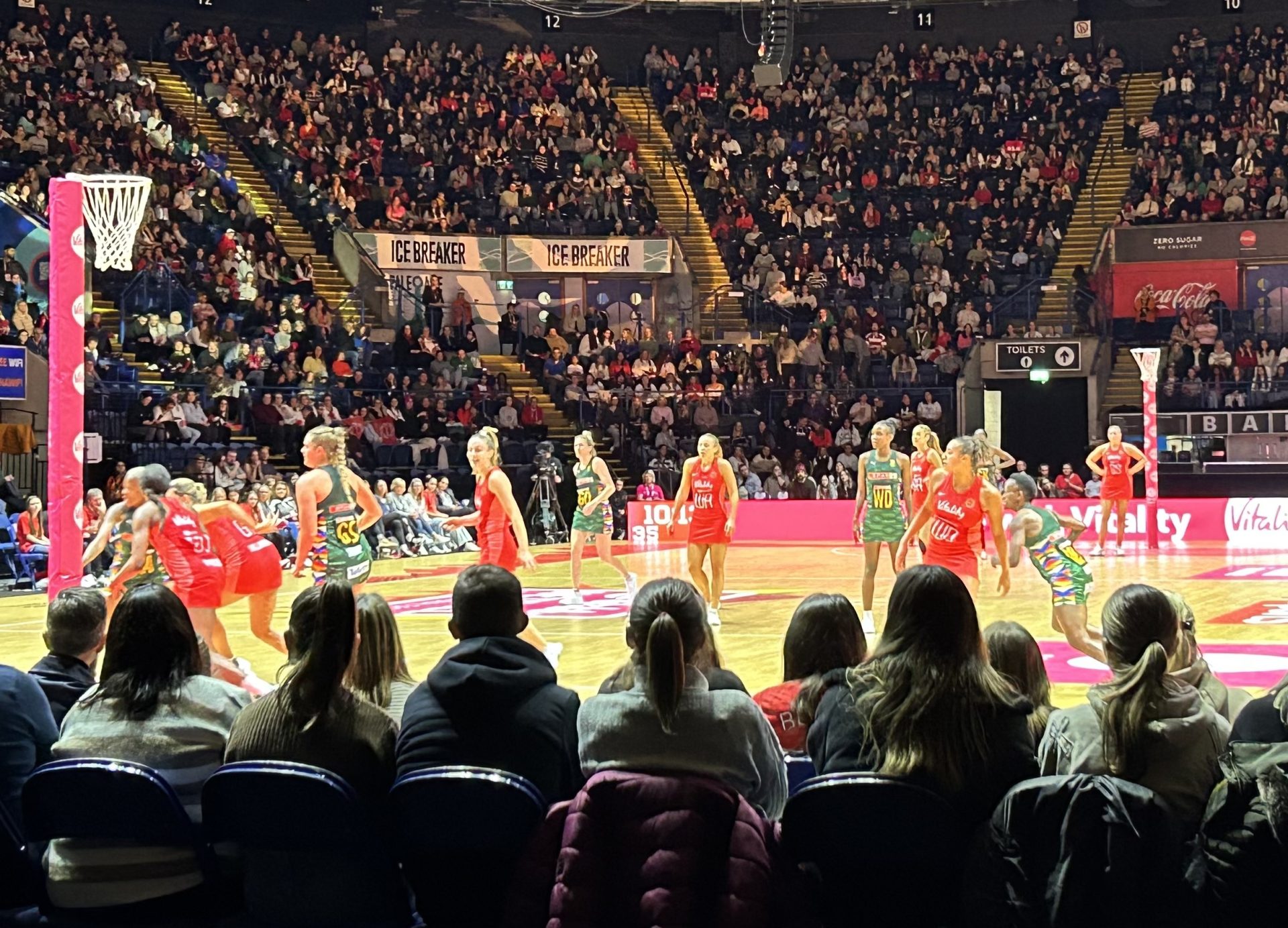 England defeat South Africa in front of record netball crowds