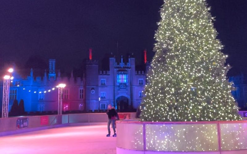 VIDEO: Hampton Court Palace Ice Rink is now open to skaters