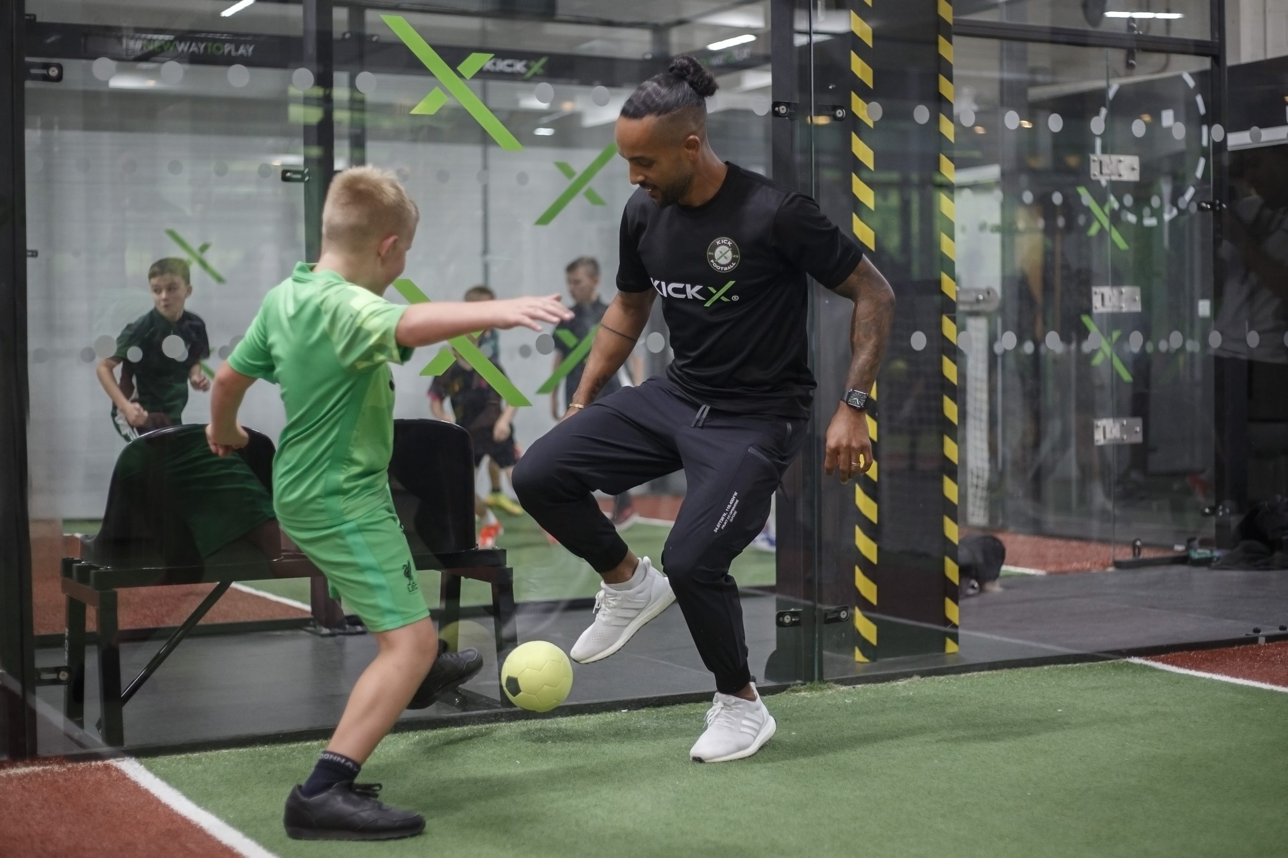 Former Arsenal and England star Walcott hails innovative KickX Arena ...