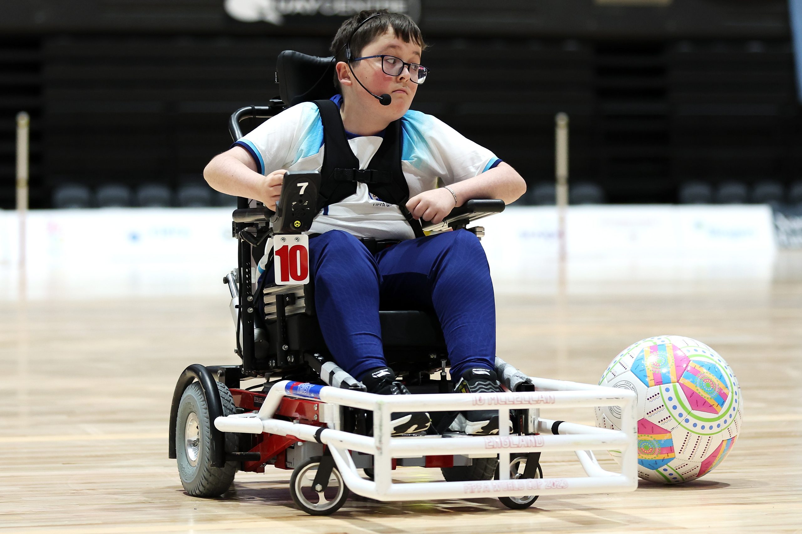 Teenage powerchair football star determined to keep pushing onto bigger ...
