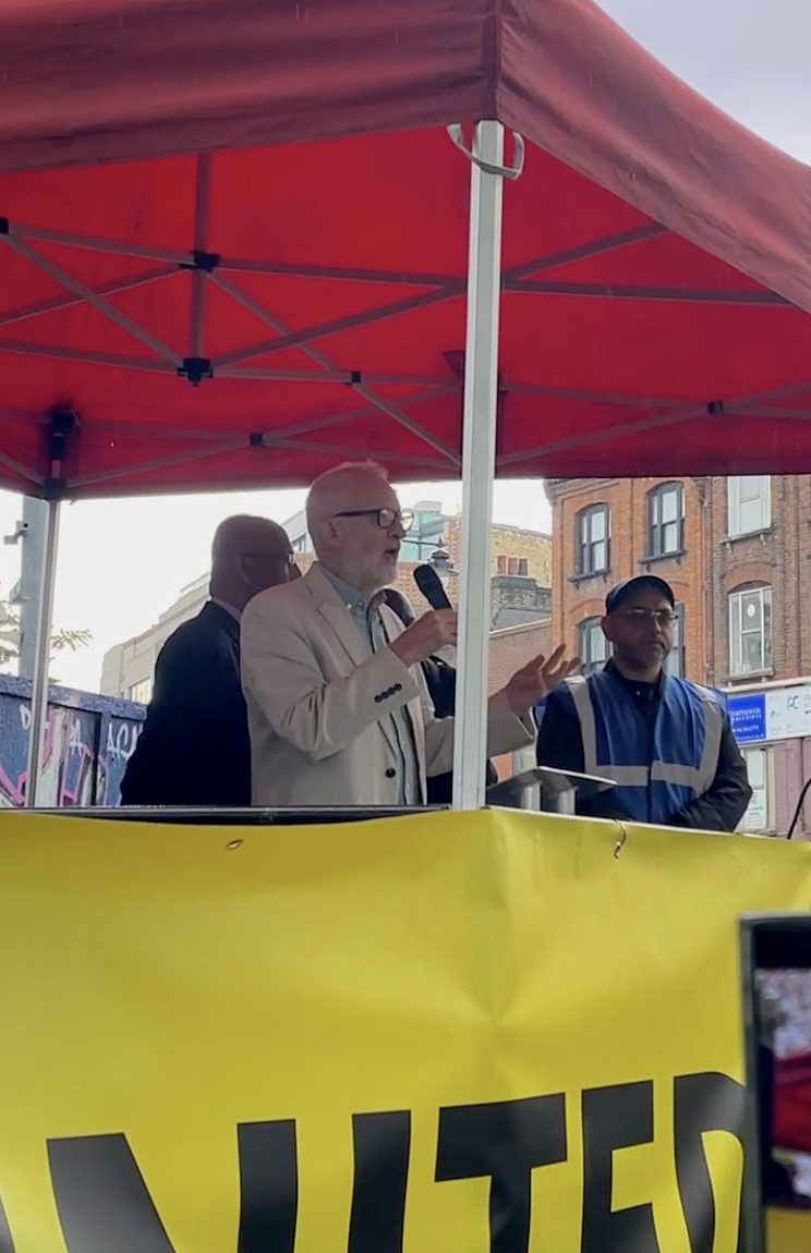 Jeremy Corbyn joins Tower Hamlets Unity Demo