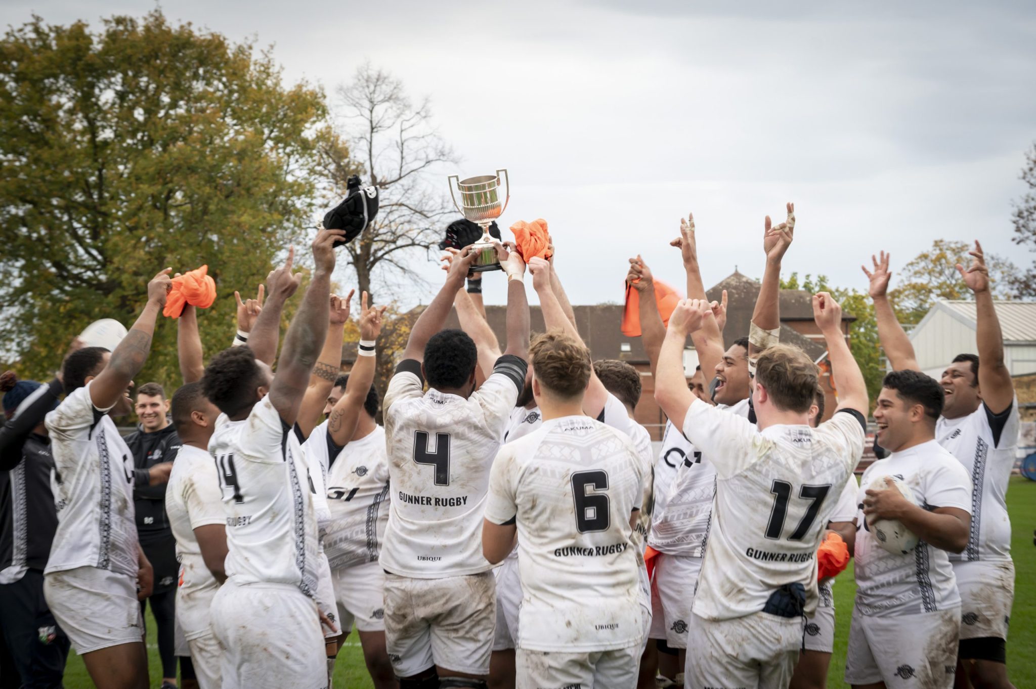 Royal Artillery visit St Mary's University for rugby and Remembrance