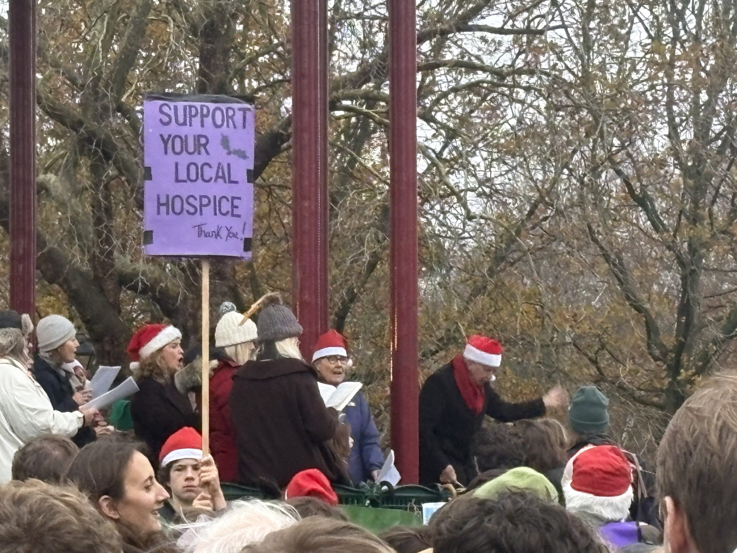 LISTEN: Clapham Common community carol singers raise thousands for hospice