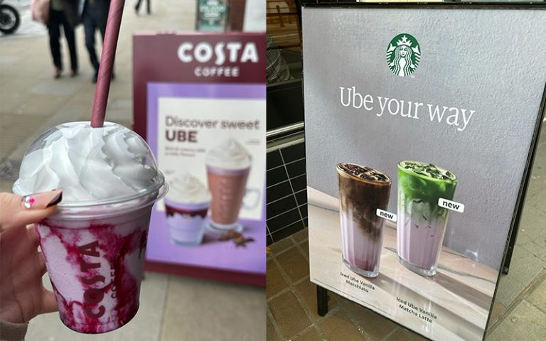 Yay for ube? Calls for authenticity in Starbucks and Costa spring menu ...